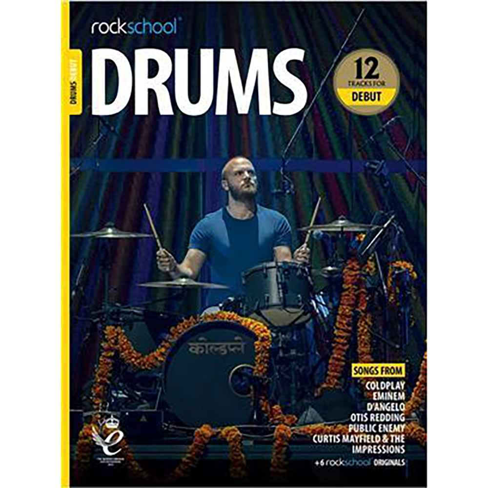 Rockschool Drums Debut Grade 2018+ Exam Book – BestMusic.ie