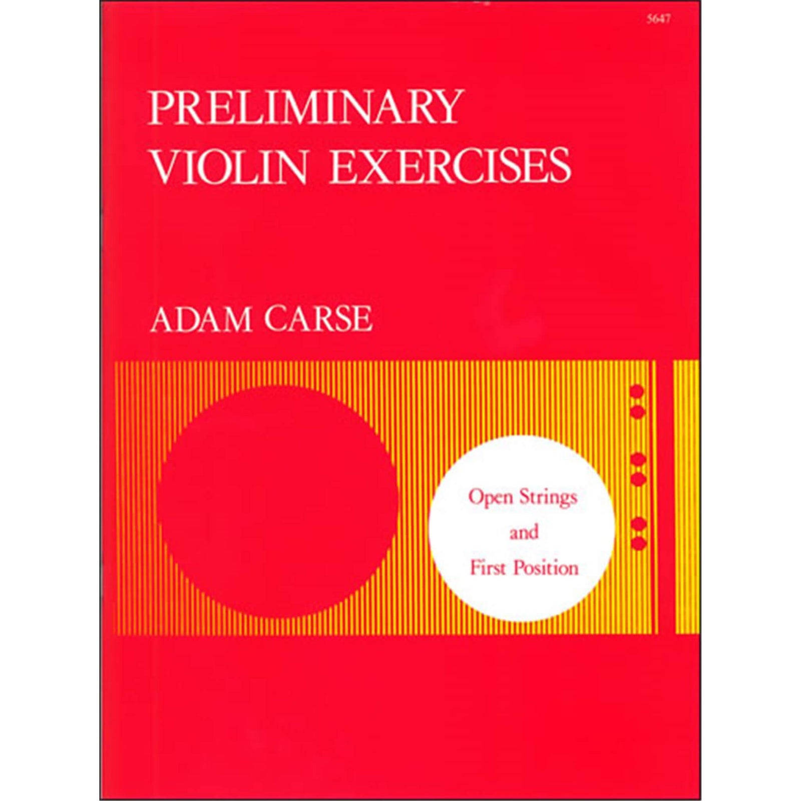 Preliminary Violin Exercises: Open Strings and First Position ...